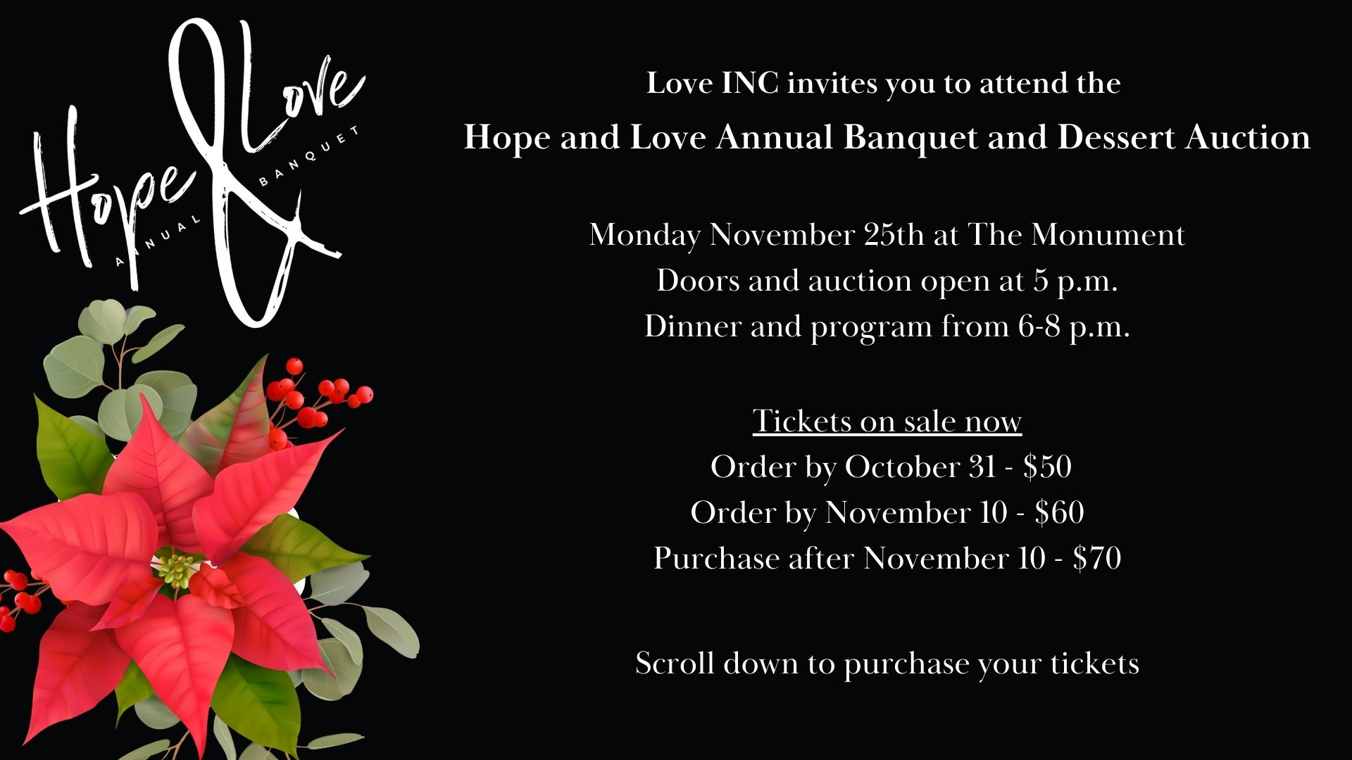 Hope and Love Annual Banquet | Love INC of the Black Hills
